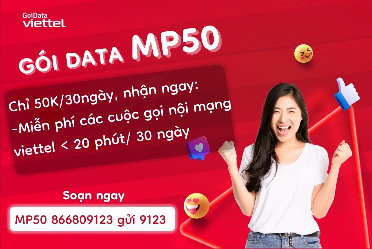 MP50 Viettel Không Giới Hạn đối Tượng đăng Ký | Gói Data Viettel